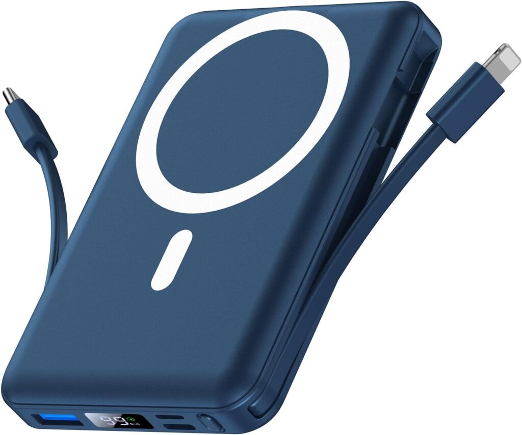 Wireless Powerbank 10000mAh With built cables – iZsync